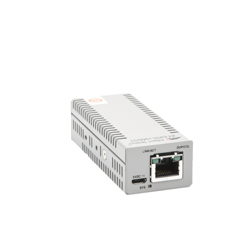 Mini Convertidor de medios de cobre a fibra de escritorio 1000TX a 1000SX conector ST | SILYMX