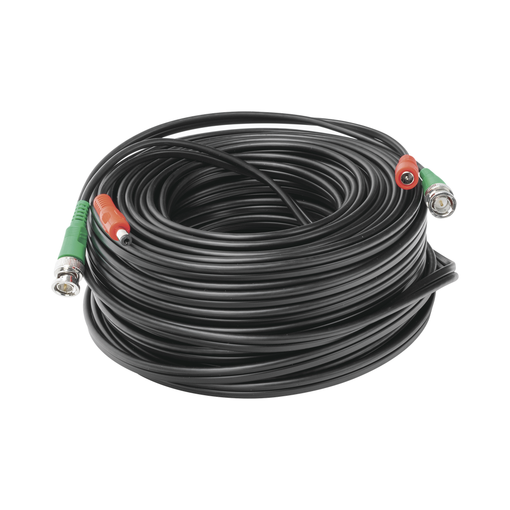 Cable Coaxial Armado de 30 Metros para Video y Energía para Cámaras 4K ...