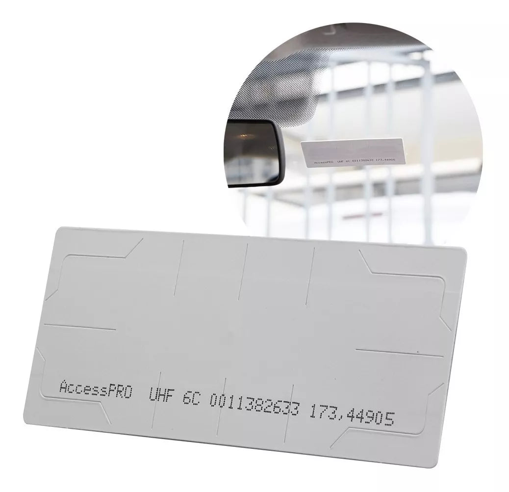 UHF TAG Adherible Tipo Etiqueta EPC GEN 2 Se Adhiere al Cristal del ...