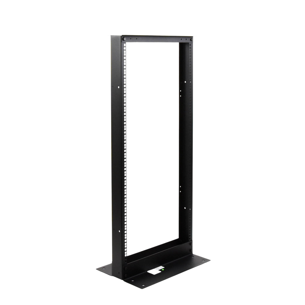 Rack de 2 Postes, Estándar 19", 24 Unidades, Fabricado en Acero, Base ...