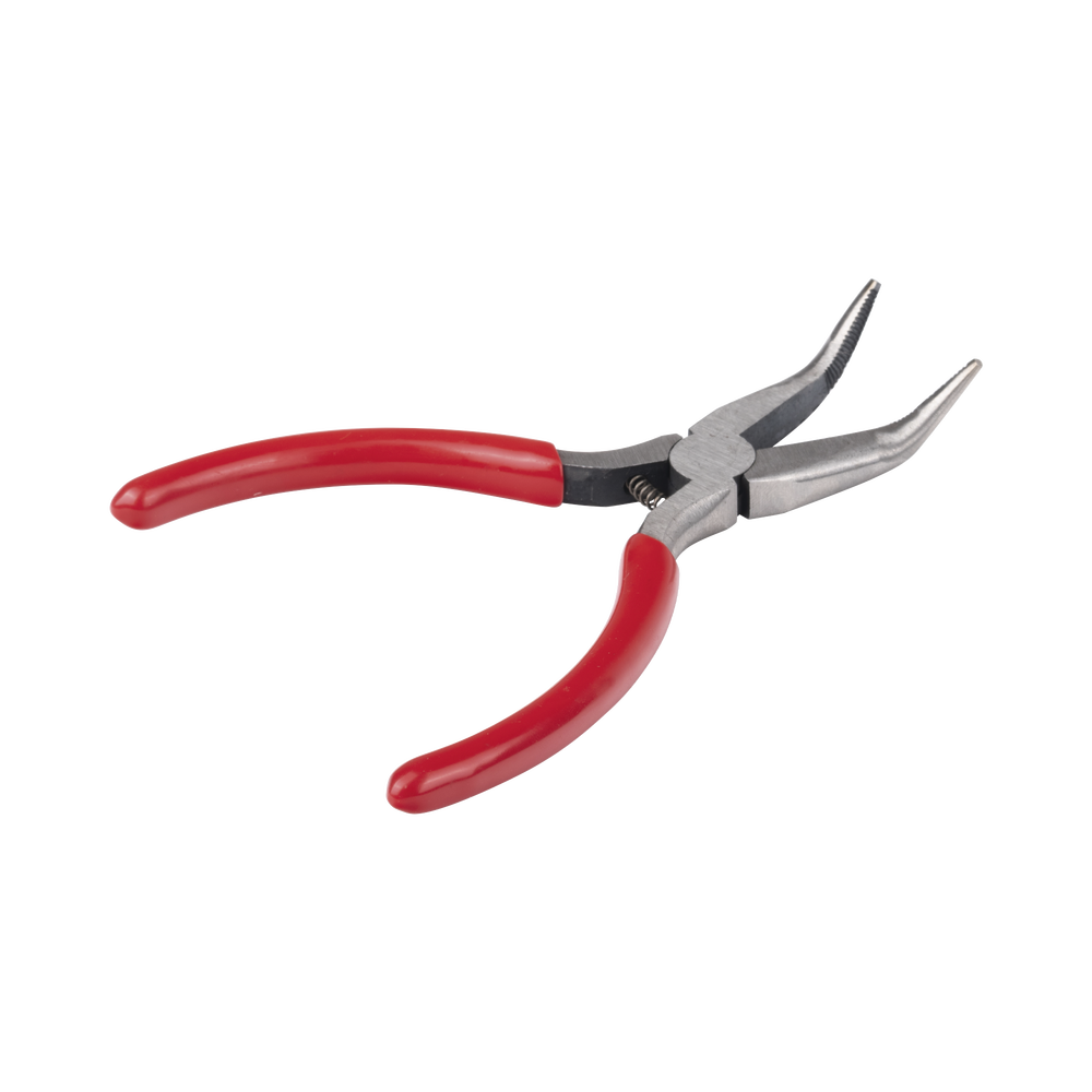 Pinza punta Curveada de 5” con Mango Forrado Plástico EPW050 | SILYMX