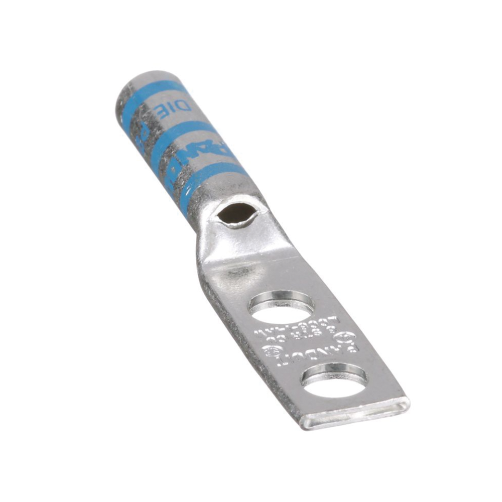 Terminal Doble Ojillo para Cable 6 AWG Orificio 1/4 Distancia de 16mm ...