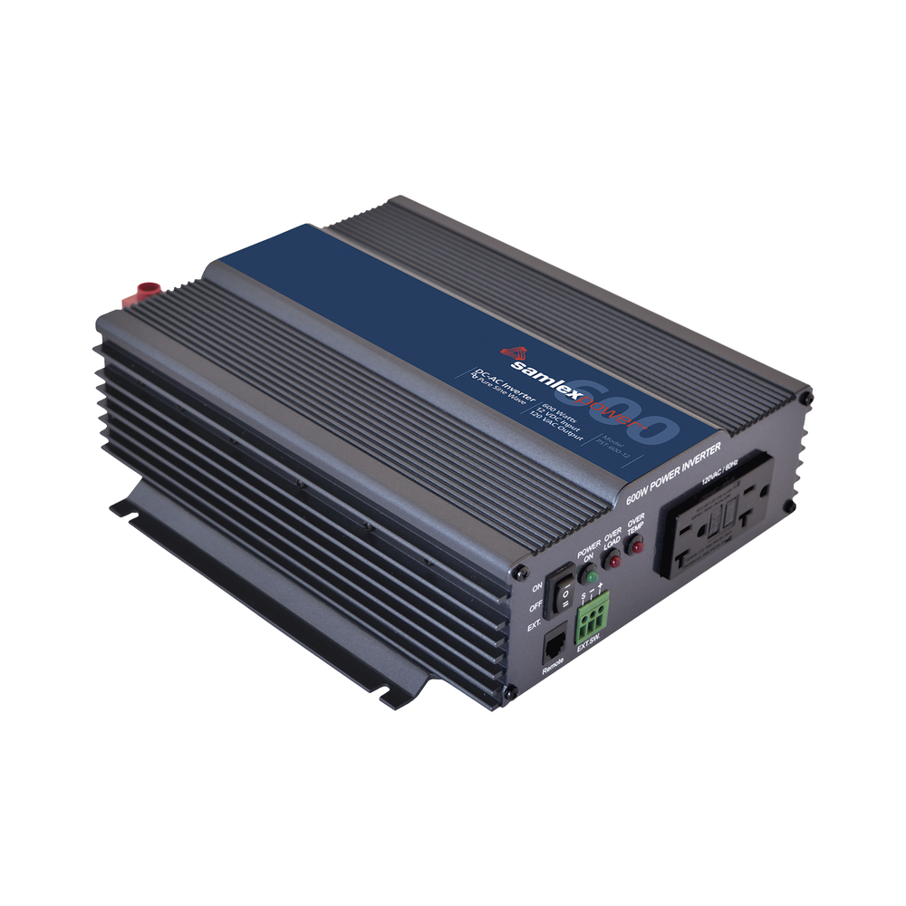Inversor de Corriente SAMLEX (CD-CA) 600W Onda Sinusoidal Pura Ent:12 ...