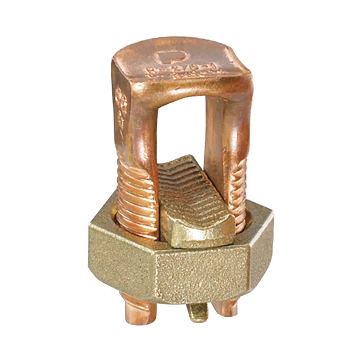 Conector Mecánico de Puesta a Tierra de Cobre Para Cables de Calibre 4 ...