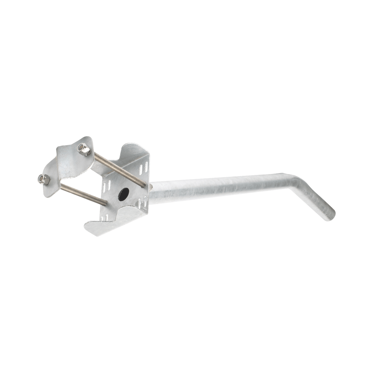 Brazo Galvanizado Para Luminaria 2" Diámetro Con Abrazadera Para Poste ...