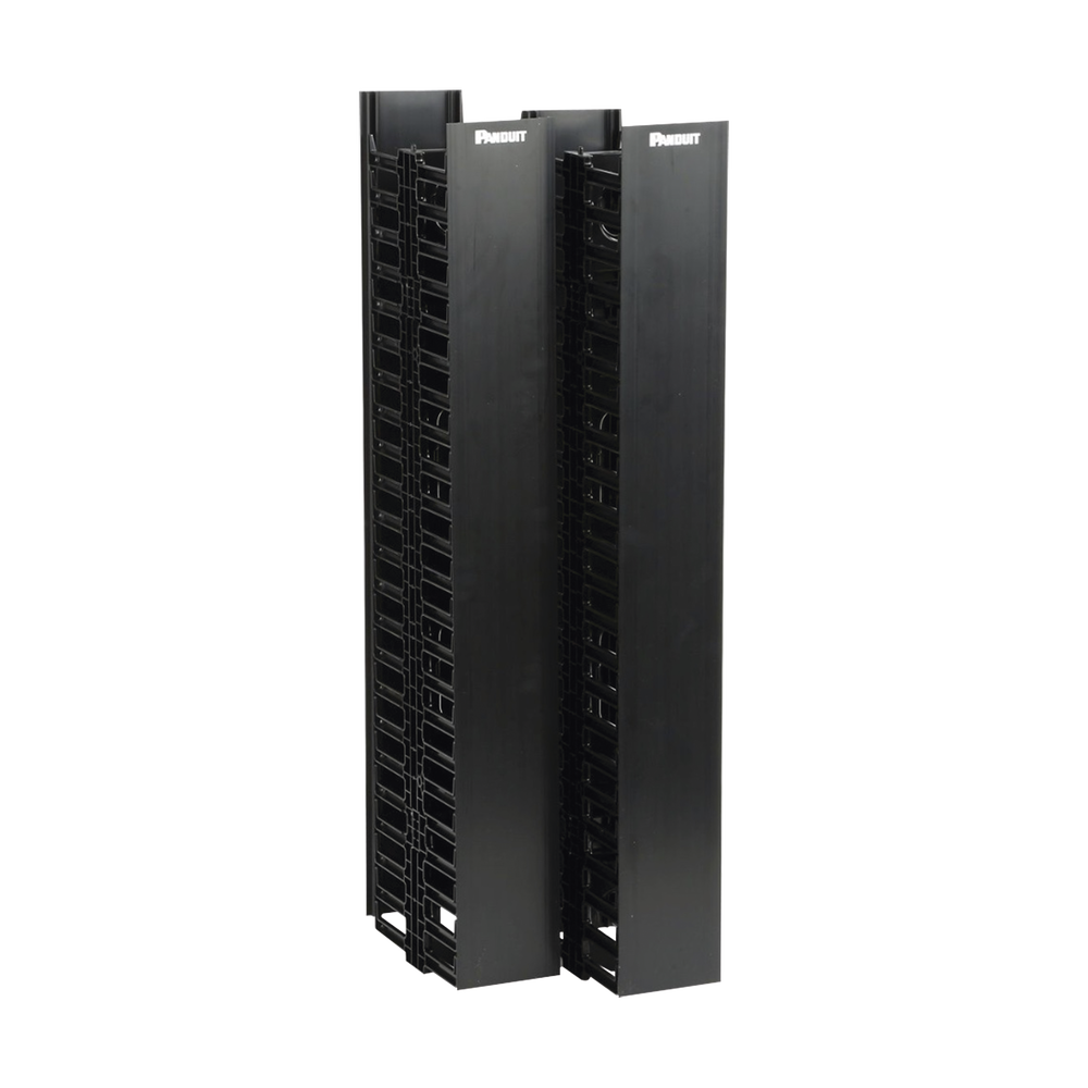 Organizador Vertical Doble Panduit Netrunner Para Rack Abierto De 45 ...