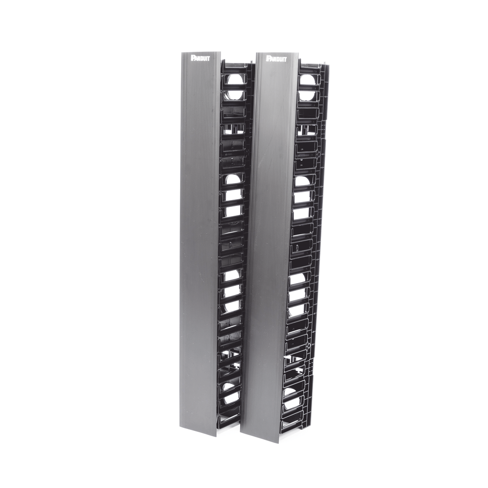 Organizador Vertical Doble Panduit Netrunner Para Rack Abierto De 45 ...